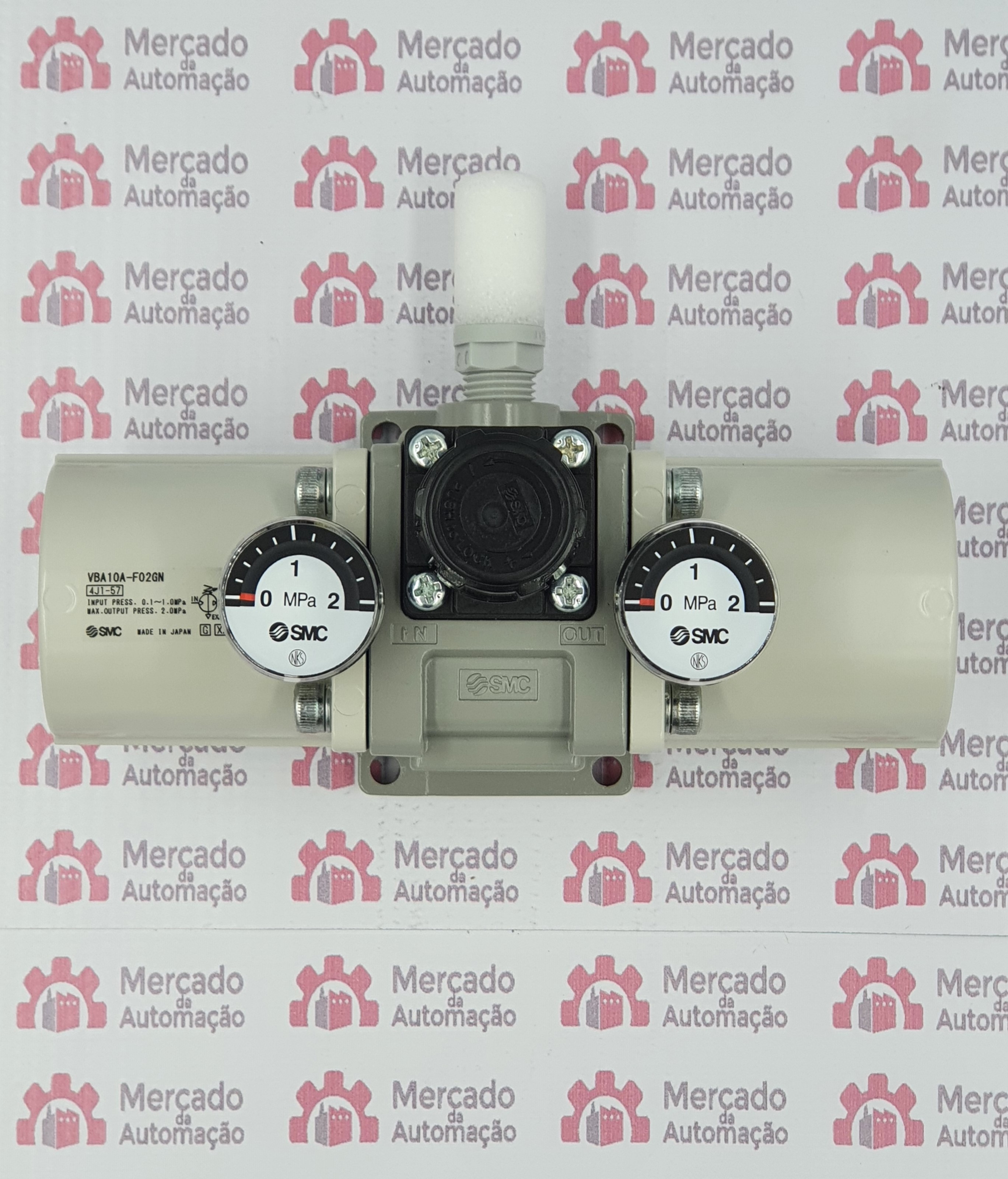 Booster multiplicador de pressão VBA10A-F02GN SMC - mercadodaautomacao
