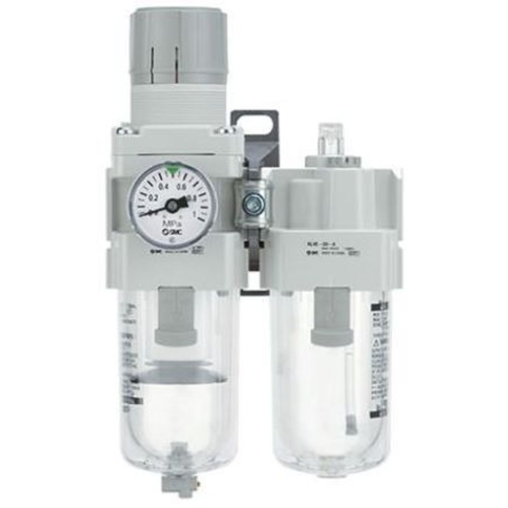 AC40A-F04DE-B CONJ. DE PREPARACAO DE AR FRL - SERIE AC-B - mercadodaautomacao